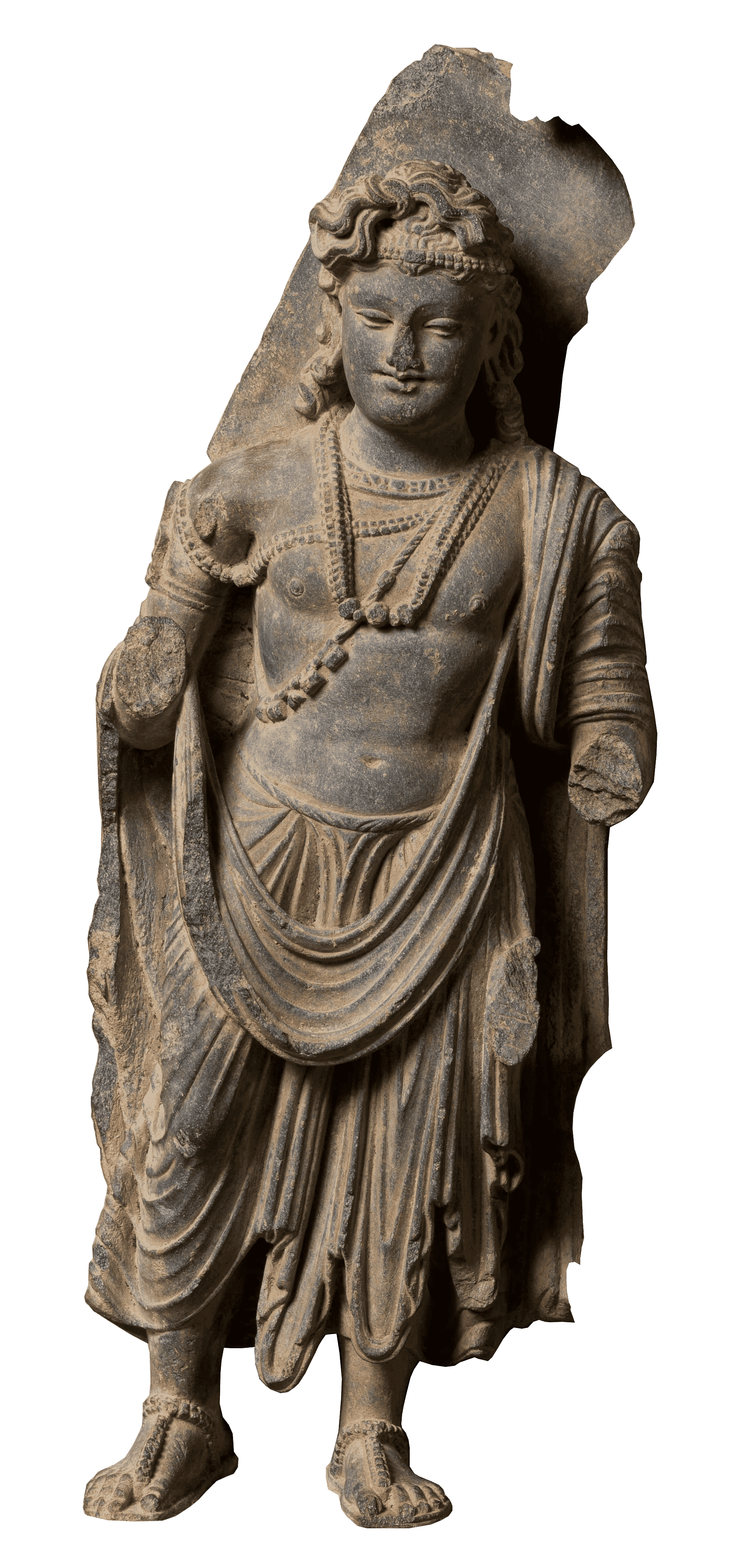 Schist Buddha Triad (year 5) – Gandhāran Buddhist Texts